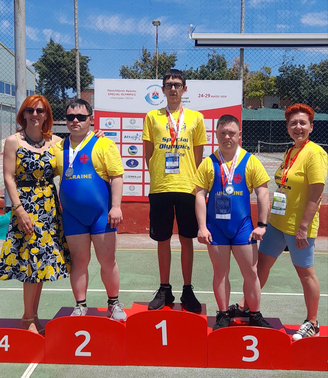 Українські пауерліфтери на Special Olympics Hellas National Games “Loutraki 2024” - Спеціальна ...